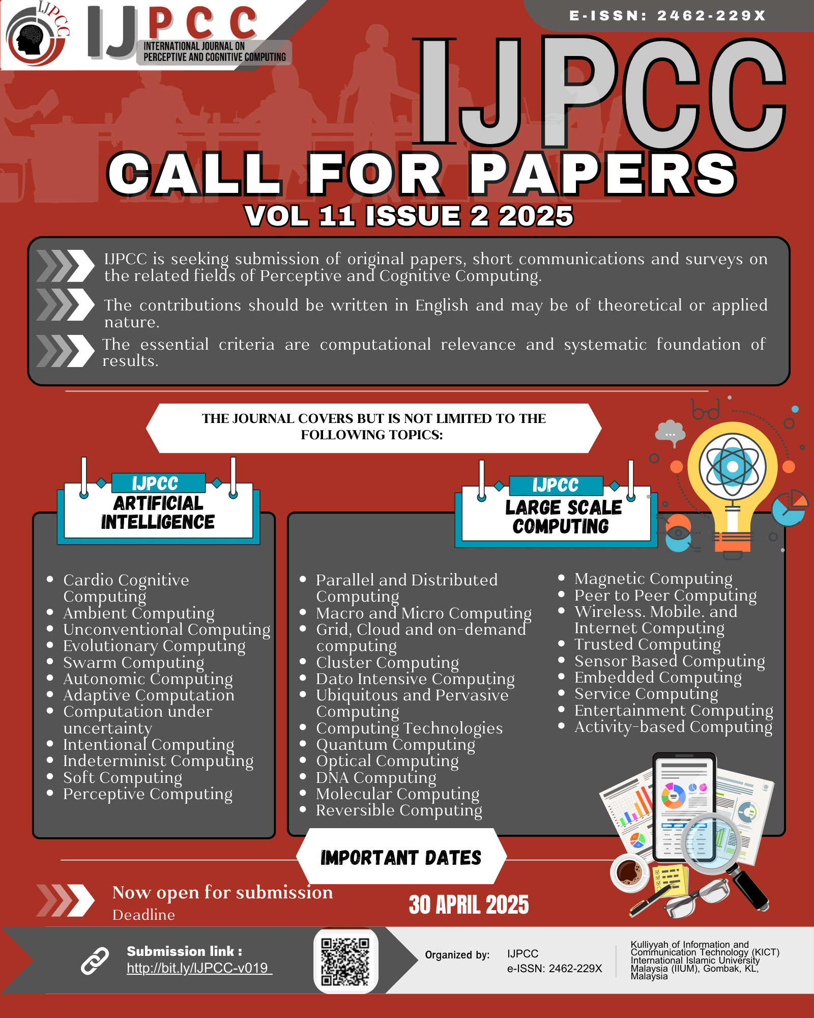 CALL FOR PAPERS | International Journal on Perceptive and Cognitive ...